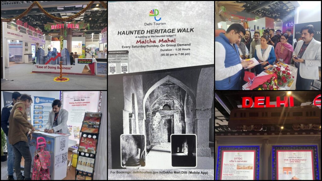 Delhi Pavillion showcased the 'Heritage' theme at the India ...